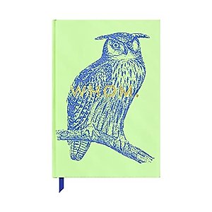 LUXPaper Designworks Soft Touch Hardcover Journal | 240 Lined Pages | 5 1/8" x 8 1/4" | Owl Whom | 1 Qty