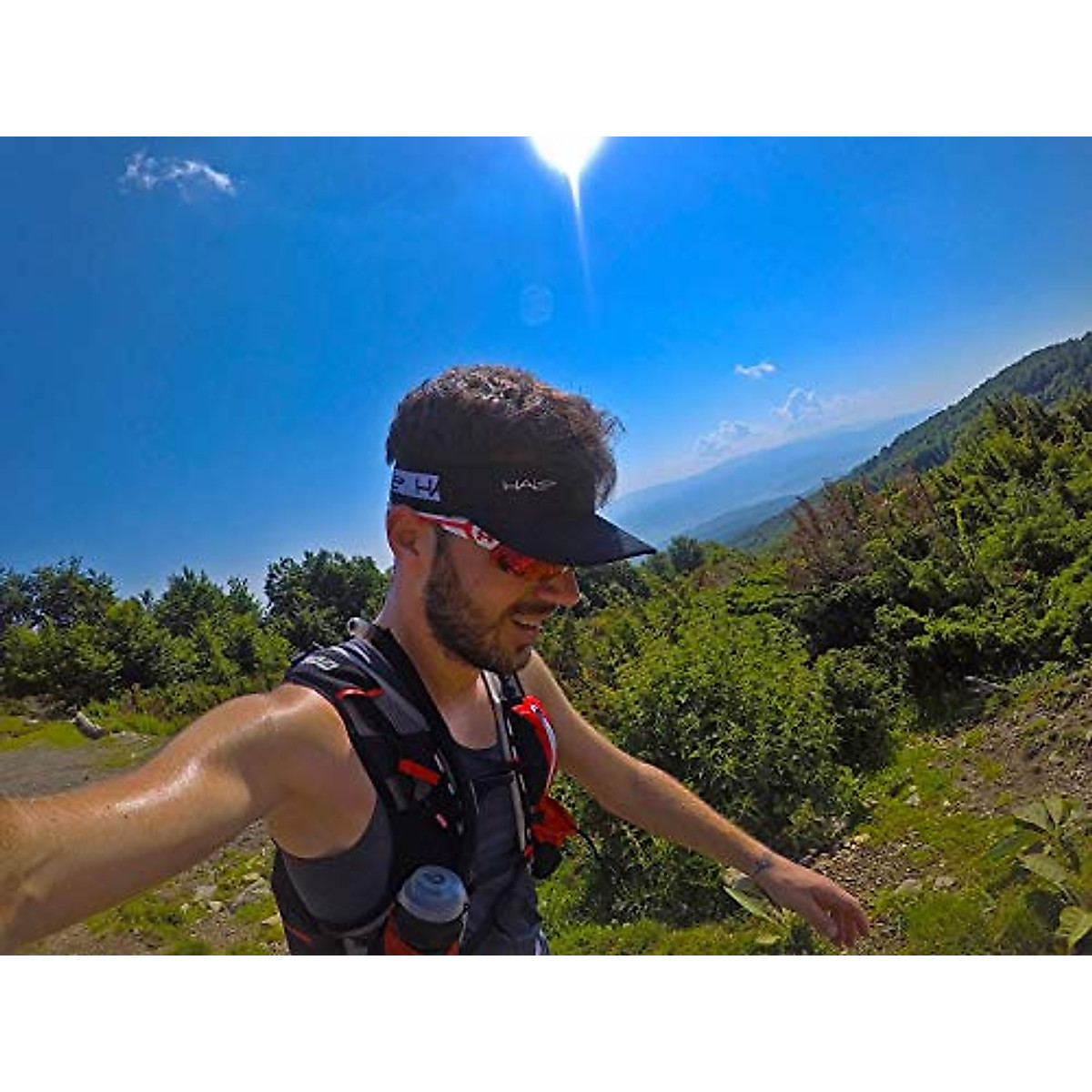 Halo Headband womens Visor Halo Headband, Black, Large-X-Large US