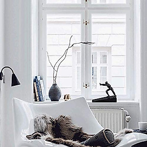 Cast Iron Door Stop, Decorative Rustic Heavy Duty Door Stopper, Man Door Stop Wedge to Stop Your Bedroom, Bath and Exterior Doors