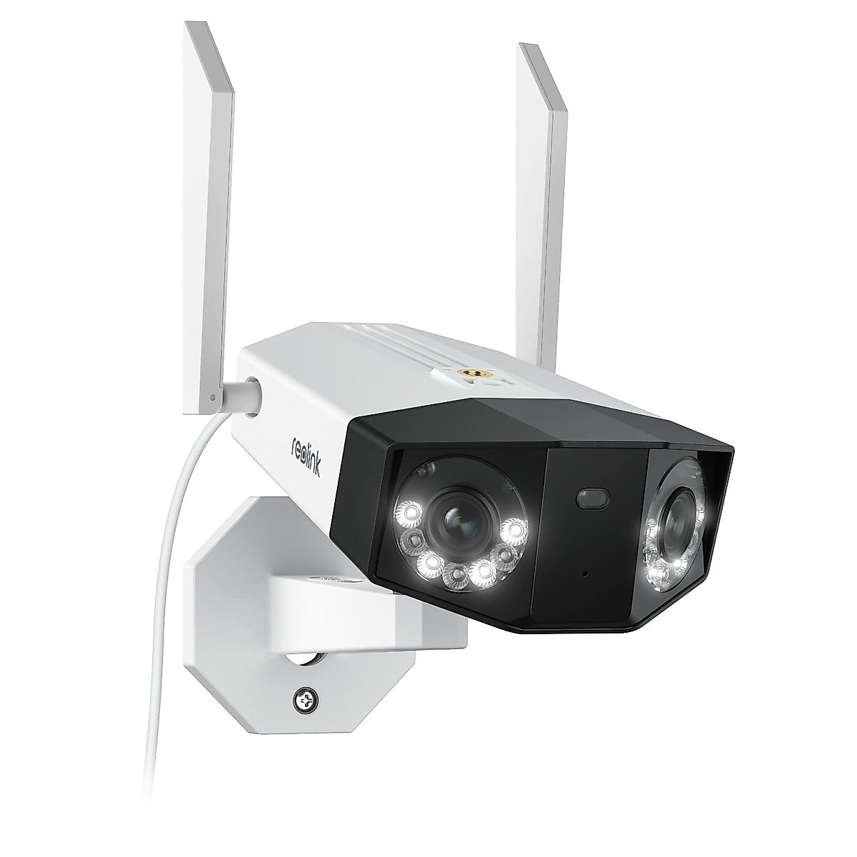 REOLINK Duo WiFi - 2K 4MP Outdoor WiFi Cameras for Home Security, Ultra-Wide Angle Security Camera, Color Night Vision, Person/Vehicle Detection, 2.4/5 GHz WiFi, Two-Way Audio, IP66 Waterproof