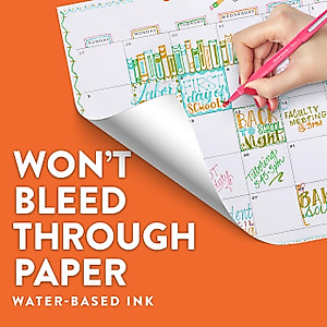 Paper Mate Flair Pen, 0.7 mm Medium Tip, Black, Box of 12