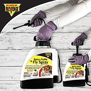 Revenge Barn & Stable Fly Spray, 1.33 Gallon Ready-to-Use Long Lasting Insecticide Controls Fleas and Ticks