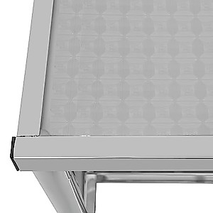 Commercial Restaurant Sink,304 Stainless Steel Utility Sink Kitchen Bowl Sink,with Double Storage Shelves&Drainer Unit Faucet Combo with Strainer (Double Bowl)