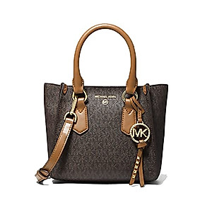 Michael Kors Kris Small Satchel (brown signature)