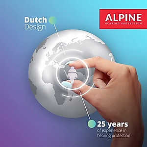 Alpine SleepDeep Multisize - Soft Ear Plugs for Sleeping and Concentration - New 3D Oval Shape and Noise Reducing Gel for Better Attenuation - 27dB - for Side Sleeper - 2-Pair Reusable: S + M/L