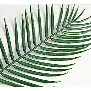 URToys 10Pcs Artificial Ombre Kwai Leafs Branch Fake Palm Plants Grass Flower for Home Wall Garden Wedding DIY Decoration