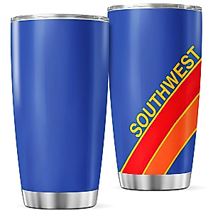 Tumbler Southwest Insulated Airlines Coffee Canyon Steel Blue 20 30 Oz Livery Stainless
