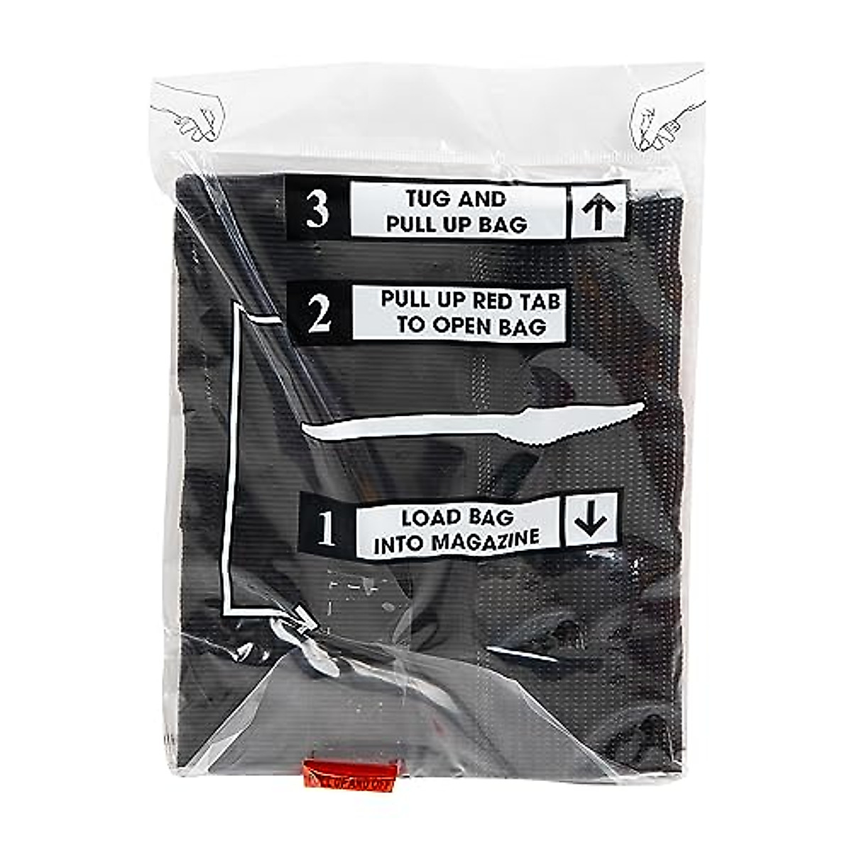 Mind Reader Knife Refill for CUTDISPBK-BLK, Plastic Utensils, Restaurant, Breakroom, 6.5" L x 0.75" W x 0.2" H, 100 pcs, Black