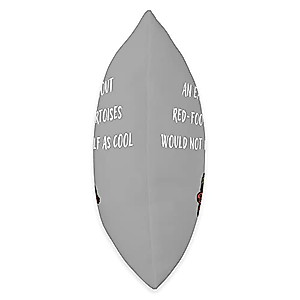 Red-Footed Tortoise Merch An Earth Without Red-Footed Tortoises Throw Pillow, 18x18, Multicolor