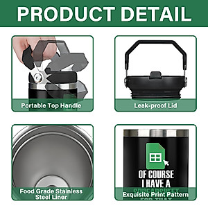 thmasamwr 30oz Excel Tumbler, Spreadsheet Coffee Mug, Relax I Have A Spreadsheet For That Mug for Accountant, CPA, Coworker, Funny Spreadsheet Excel Gifts for Men Women