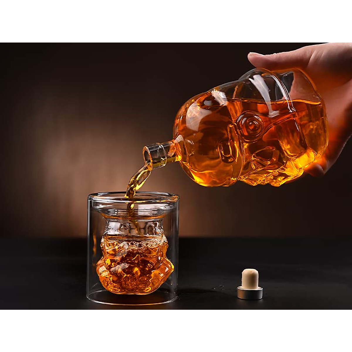 THUMBS UP Original Stormtrooper Glass, 8.5 x 9.3 x 9 cm, Transparent, STMTRPGLS