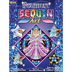 Sequin Art Stardust, Fairy Princess, Sparkling Arts and Crafts w/Glitter, Creative Crafts