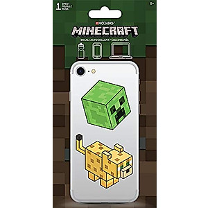Minecraft Throw Blanket for Boys - Minecraft Plush Throw Blanket Bundle Includes 40" x 50" Minecraft Fluffy Blanket Throw Plus Minecraft Phone Decal, Door Hanger, More | Minecraft Blankets for Boys