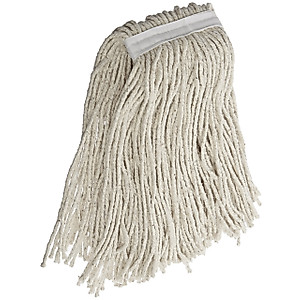 Impact S12116 Cotton Saddle-Type Cut-End Wet Mop, 16 oz Size, Natural (Case of 12)