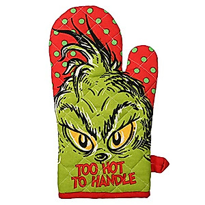 Grinch Work in Progress 2-Piece Oven Mitt & Spatula Set