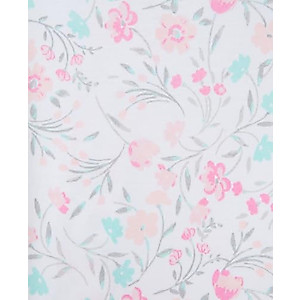 Little Me Baby Clothes & Outfits - Girls One Piece Hat & Footed Sleeper Pajamas - Newborn, Watercolor