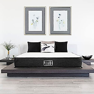 Brooklyn Bedding Plank Firm King Mattress |Two-Sided TitanFlex Firm/Ultra Firm Technology |Cooling Top |10 Year Warranty