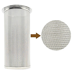Cold Brew Coffee Filter For 1Quart/32OZ Wide Mouth Mason Jar 304 Stainless Steel 100 Micron Mesh Filter For Cold Brew Coffee Maker