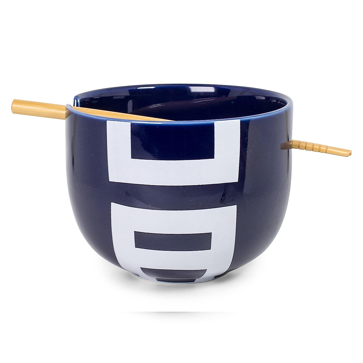 JUST FUNKY My Hero Academia U.A. High School Japanese Ceramic Dinnerware Set | Includes 16-Ounce Ramen Bowl and Wooden Chopsticks