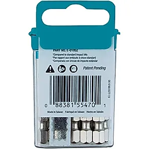 Makita E-01052 Impact XPS™ #2 Square 2" Power Bit, 15/pk
