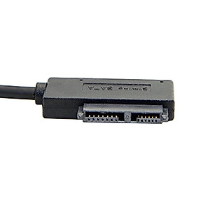 cablecc USB 3.0 to 7+6 13pin Slimline Sata Adapter Cable for Laptop Cd DVD ROM Optical Drive