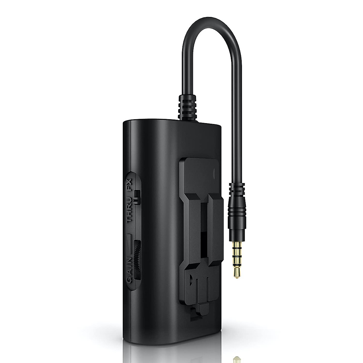 IK Multimedia iRig 2 portable guitar audio interface, lightweight audio adapter for iPhone and iPad with instrument input and headphone/amplfiier outs