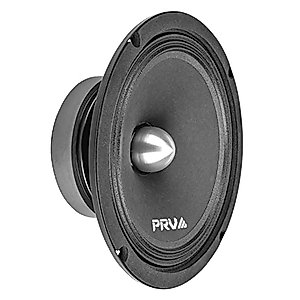 PRV AUDIO 8 Inch Midrange Speaker 8MR500-4 Bullet, 500 Watts Program Power, 4 Ohm, 1.5 in Voice Coil Bullet Speakers for Car Audio Door Louspeaker (Single)