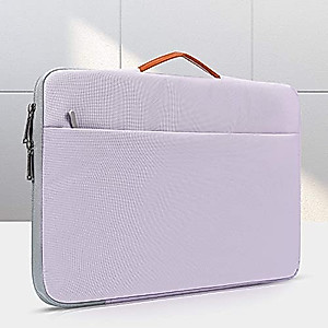 15.6 16 inch Laptop Case Sleeve for HP Envy X360 15.6, HP Pavilion 15, Dell Inspiron 15 16, ASUS VivoBook Pro 16, Lenovo Legion Pro 16/IdeaPad 3 5 15.6, MSI Summit 16 Waterpoof Computer Bag -Purple