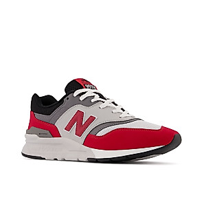New Balance Men's 997H V1 Lifestyle Sneaker, Team Red/Black, 12