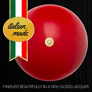 Franklin Sports 90mm Bocce Ball Set — 8 Wooden Bocce Balls and 1 Pallino — Beach, Backyard Lawn or Outdoor Party Game - Made in Italy