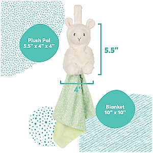 GUND Baby Lil’ Luvs Tuck-Away Lovey, Liam Llama, Ultra Soft Animal Plush Toy with Built-in Baby Blanket for Babies and Newborns