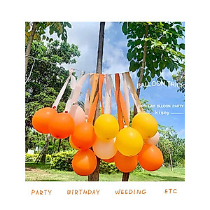 Harry Zone 72 pcs Orange Thick Latex 12" Balloons for Decoration