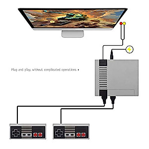 Retro Game Console,Arcade Games Machines for Home,Mini Console Built-in with 620 Classic Retro Games Dual Players Mode Console for Kids, Adult, Children Gift, Valentine/Birthday Gift