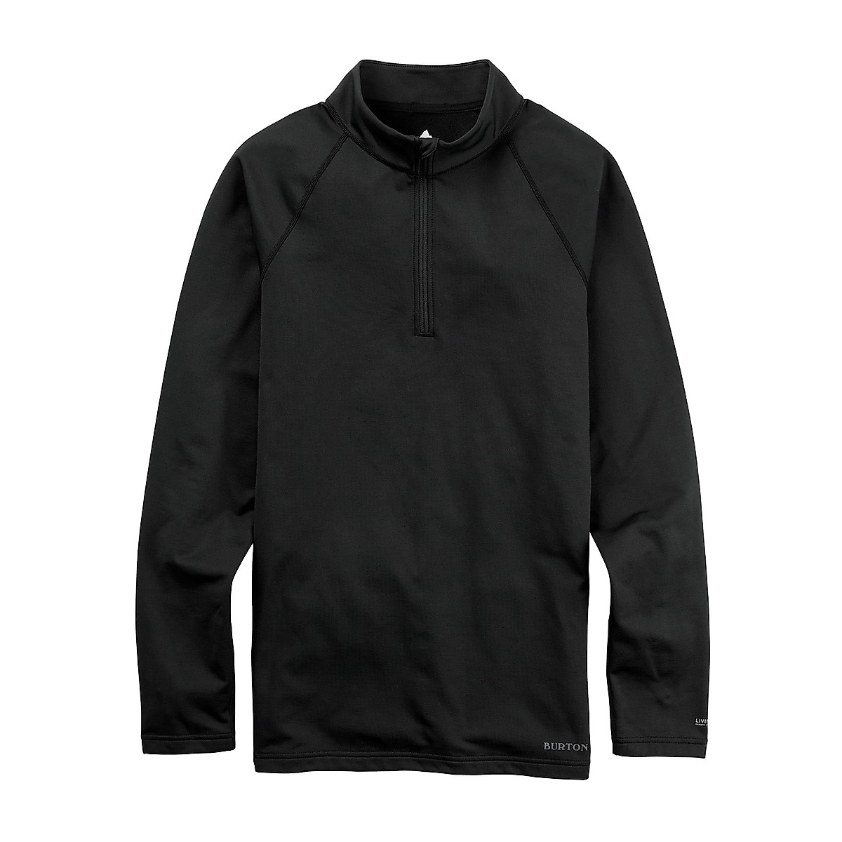 Burton Men's Heavyweight X Base Layer Quarter-Zip, True Black, XL