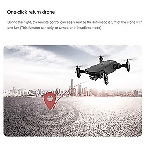 GoolRC S66 Mini Drone with 4K HD Camera, Foldable WiFi FPV Drone for Kids and Adults, RC Qudcopter with Optical Flow Positioning, Headless Mode, Altitude Hold, 3D Flip, Storage Bag and 3 Batteries
