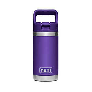 YETI Rambler Jr. 12 oz Kids Bottle, with Straw Cap (Peak Purple)