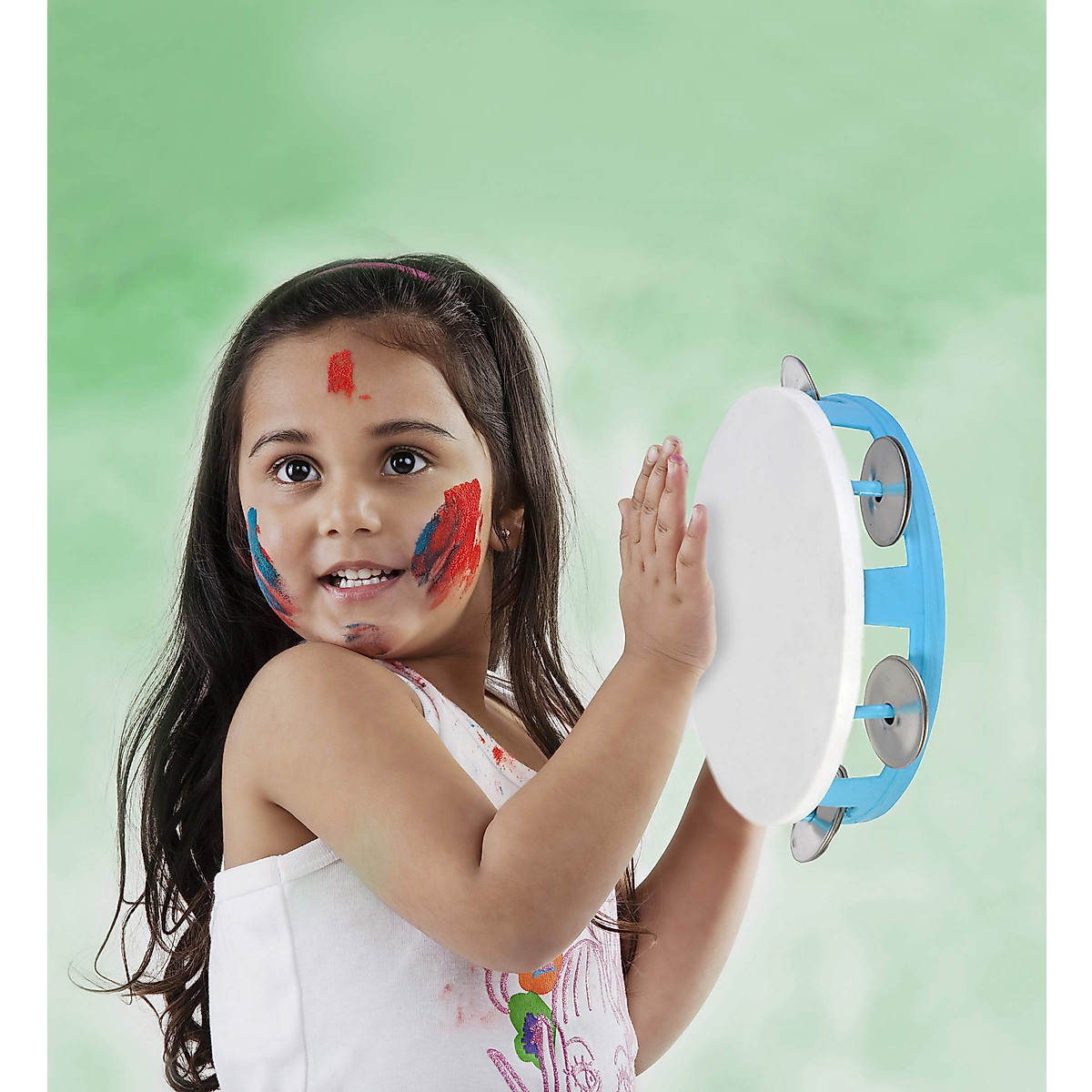 Rhode Island Novelty 5.5 Inch Mini Tambourines, Pack of 12 Assorted