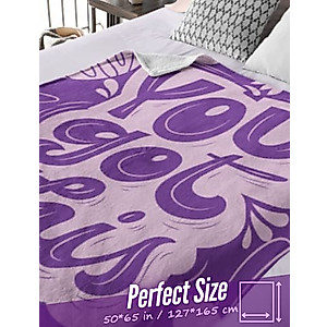 InnoBeta You Got This Blanket, Inspirational Gifts for Women, You Got This Gifts, Gifts for Coworker, Besties, Aunt, Friends, Sympathy Gifts for Women, Soft Throw Blanket 50"x65"