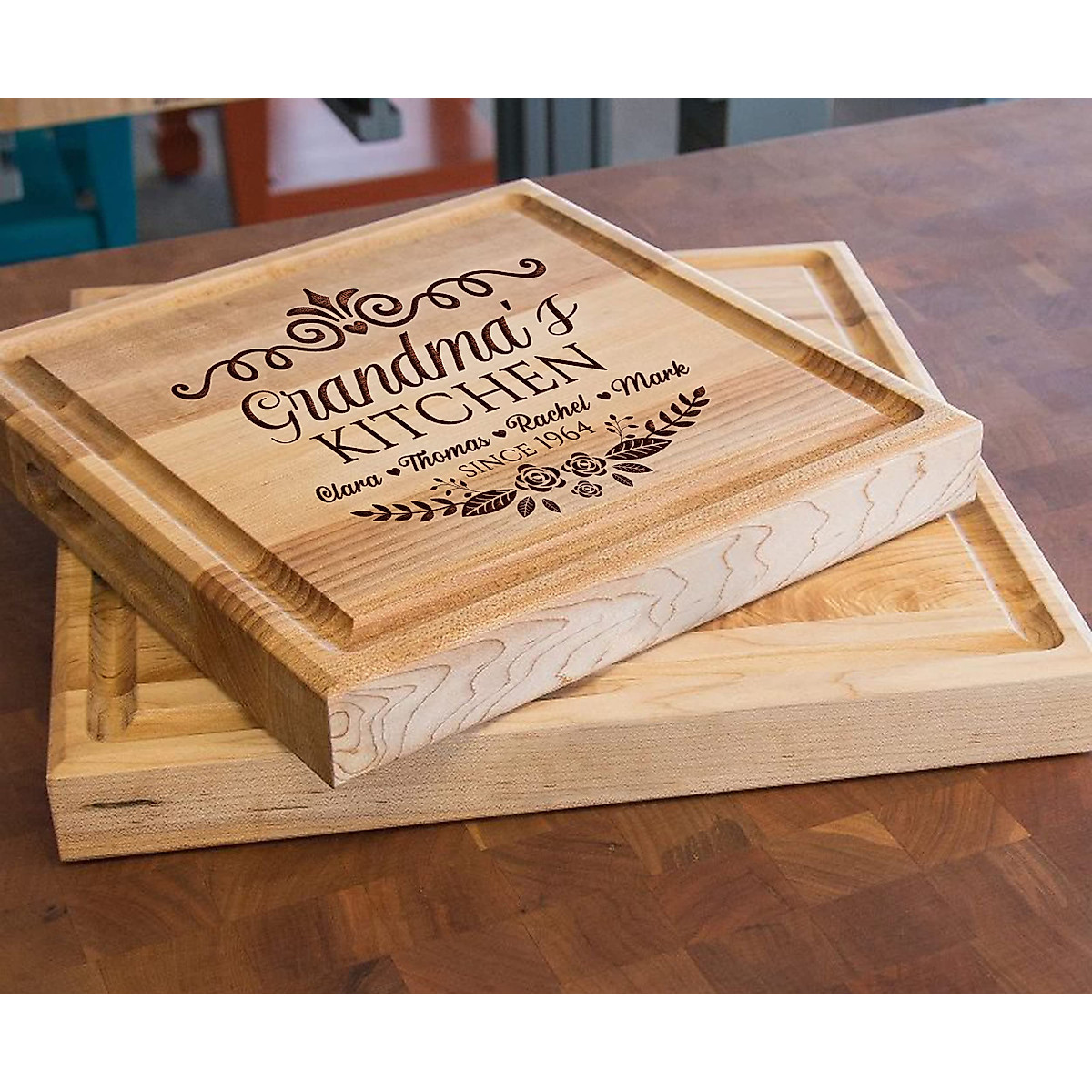 Personalized Mom Cutting Board Gift For Mom Grrandmother Custom Mothers Day Cutting Boards for Women