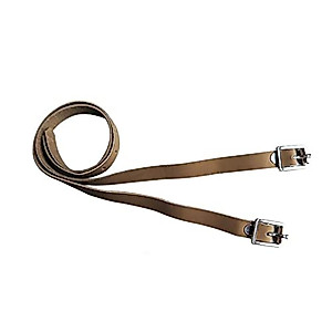 N/A 1 Pair of Spur Belts for Long-Term Training Horse Riding PU Leather Sports Accessories Outdoor Durable Solid Buckle Riding Equipment (Color : Brown)
