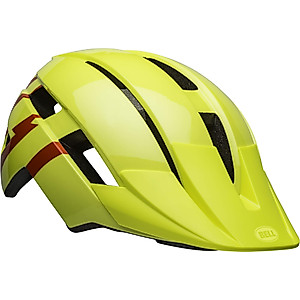 BELL Sidetrack II Youth Bike Helmet - Strike Gloss Hi-Viz/Red (2023), Universal Youth (50-57 cm)