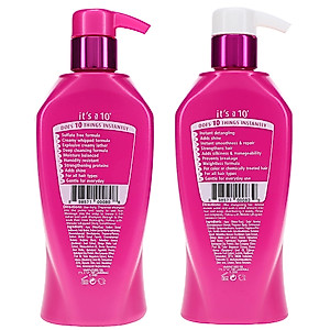 It's a 10 Miracle Whipped Shampoo and Conditioner