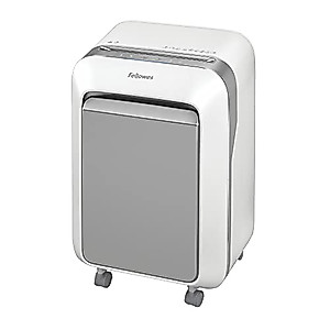 Fellowes LX21M 16 Sheet P-4 Micro-Cut, Heavy Duty Paper Shredder for Office, 100% Jam Proof (White)