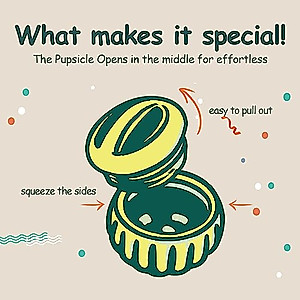 PICKZO Dog Chew Toys Tough Chew for Dogs Toy Large 25 lbs and Up Long-Lasting Dog Toy to Keep Your Pup Distracted, Safe for Dogs, Easy to Clean, Fillable Dog Toys