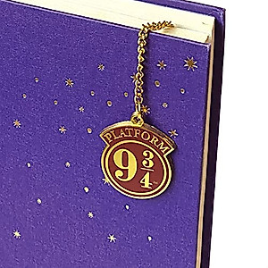 Paper House Productions Harry Potter Platform 9 3/4 Enamel Charm Chain & Clip Bookmark