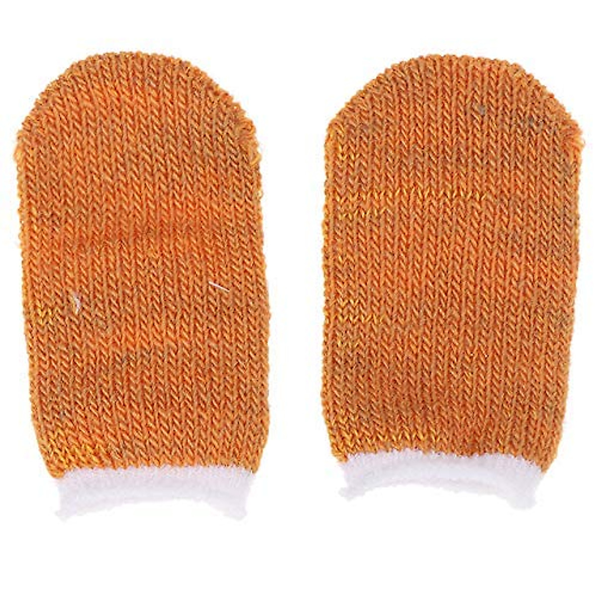 XJXJ Full Touch Screen Game Fingertips Sweat-proof Anti-static Phone Finger Sleeves Yellow fingerless work gloves (Color : Yellow)