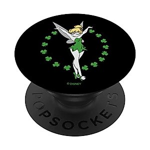 Disney Peter Pan Tinker Bell Shamrock St. Patrick's Day PopSockets Standard PopGrip