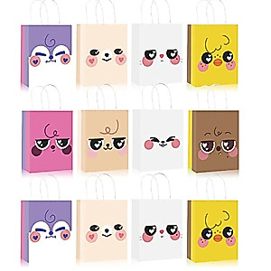 12Pcs Anime Cosplay Party Bag,Cute Anime Party Decorations Supplies Gift for Anime Fans