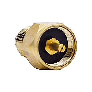 YOUHO Propane Tank Adapter Universal Safest Propane Refill Adapter for Throwaway Disposable Bottle - 100% Solid Brass Regulator Valve Accessory for All 1 LB Tank Small Cylinders