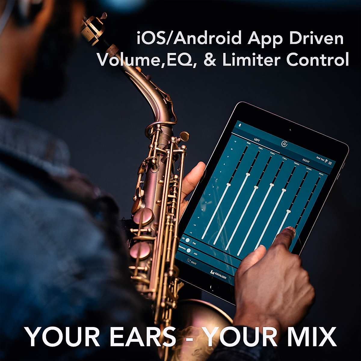 ASI Audio Premium in-Ear Monitoring System - G2 3DME Sound Limiting, EQ, IEM System, App-Controlled Ambience, Perfect for Musicians, Vocalists, Audio Engineers, and DJs